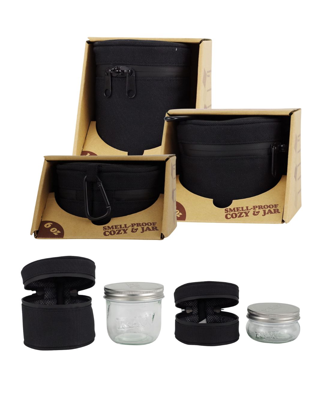 RAW Stash Jar In Smell Proof Case with lock – Reval Distributor