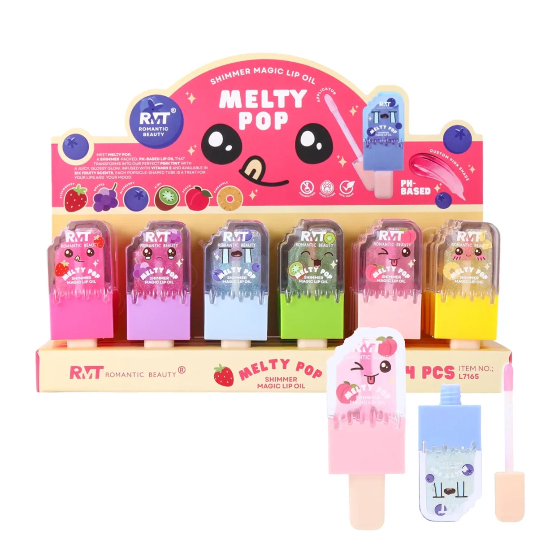 Magic Lip Oil 24 count Display | Melty Pop – Reval Distributor