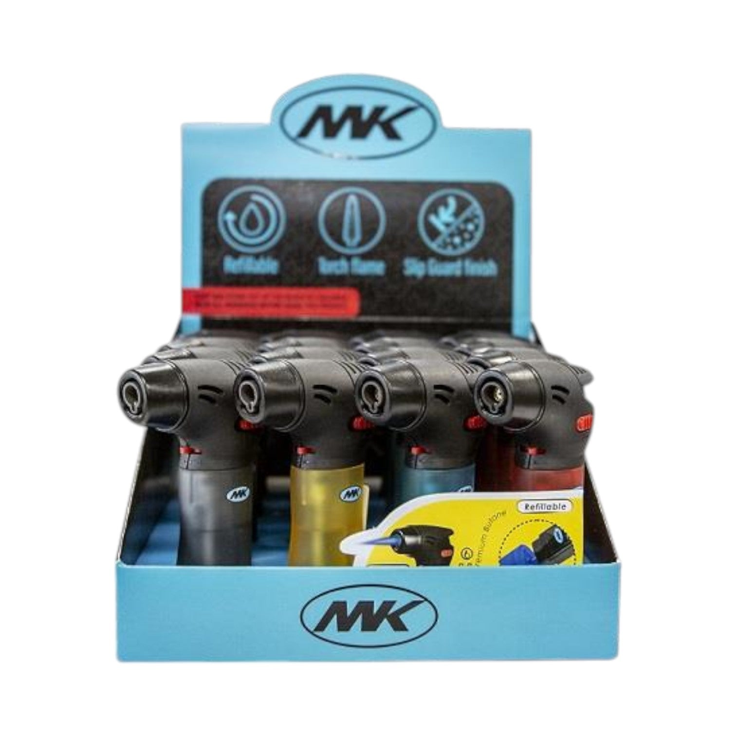 MK Mini Torch Lighter – 16CT Display Box – Reval Distributor