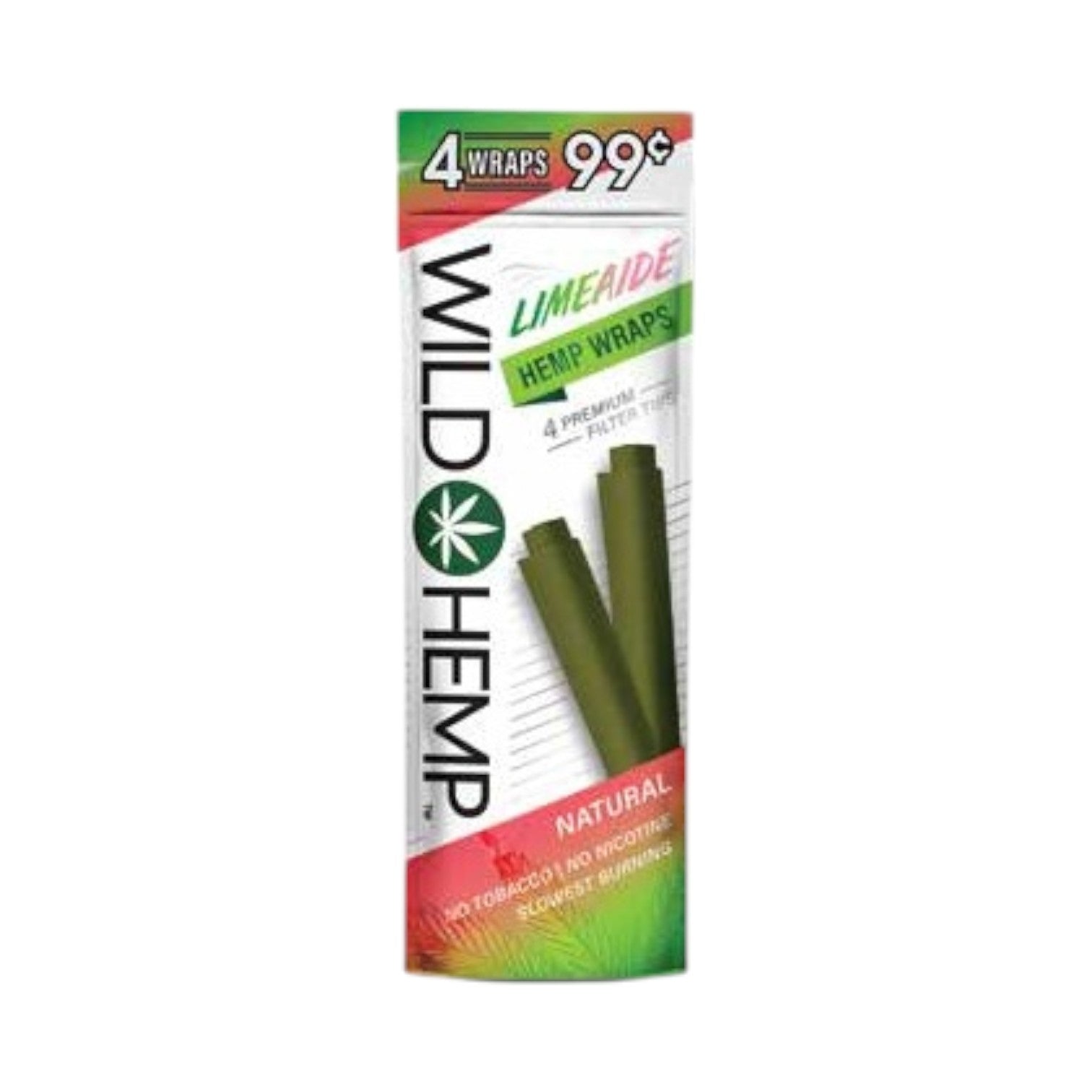 Wild Natural Wraps | 20 Pack Display (4 Wraps Per Pack) – Reval Distributor
